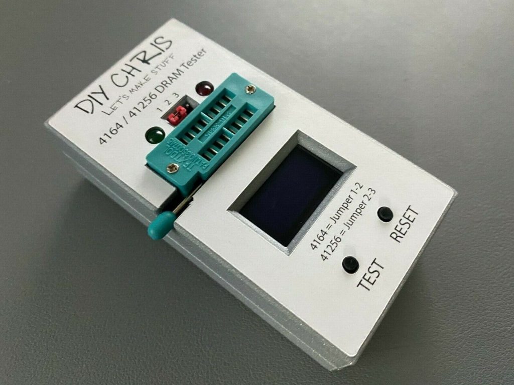 4164/41256 DRAM Memory Tester | DIY Chris
