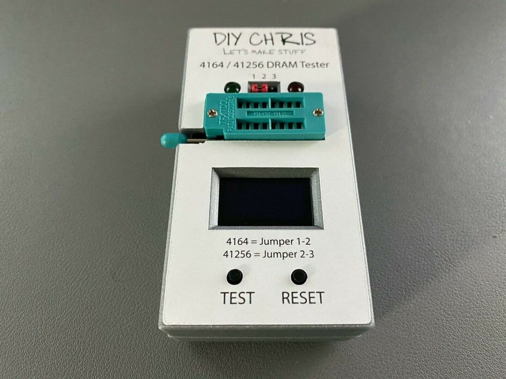 4164/41256 DRAM Memory Tester | DIY Chris