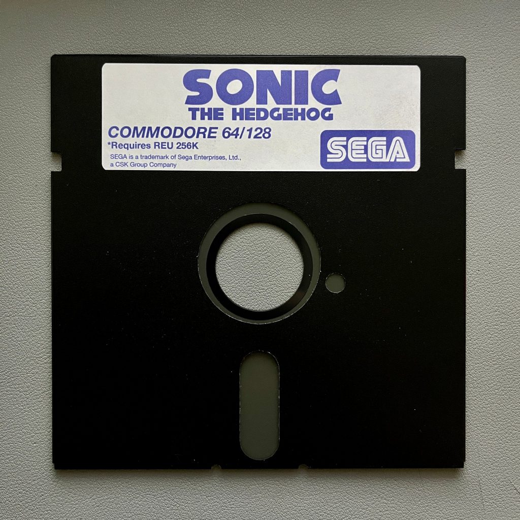 Sonic The Hedgehog Floppy Disk with Custom Label & Sleeve | DIY Chris