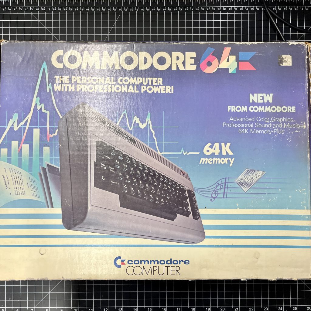 Commodore 64 in Original Box (Mismatch Serial) with Power Supply, RF ...