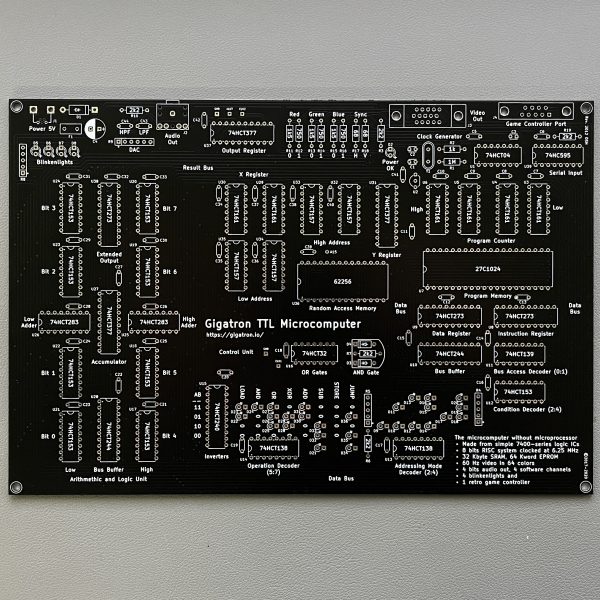 GIGATRON Retro Computer PCB / DIY Build Kit | DIY Chris