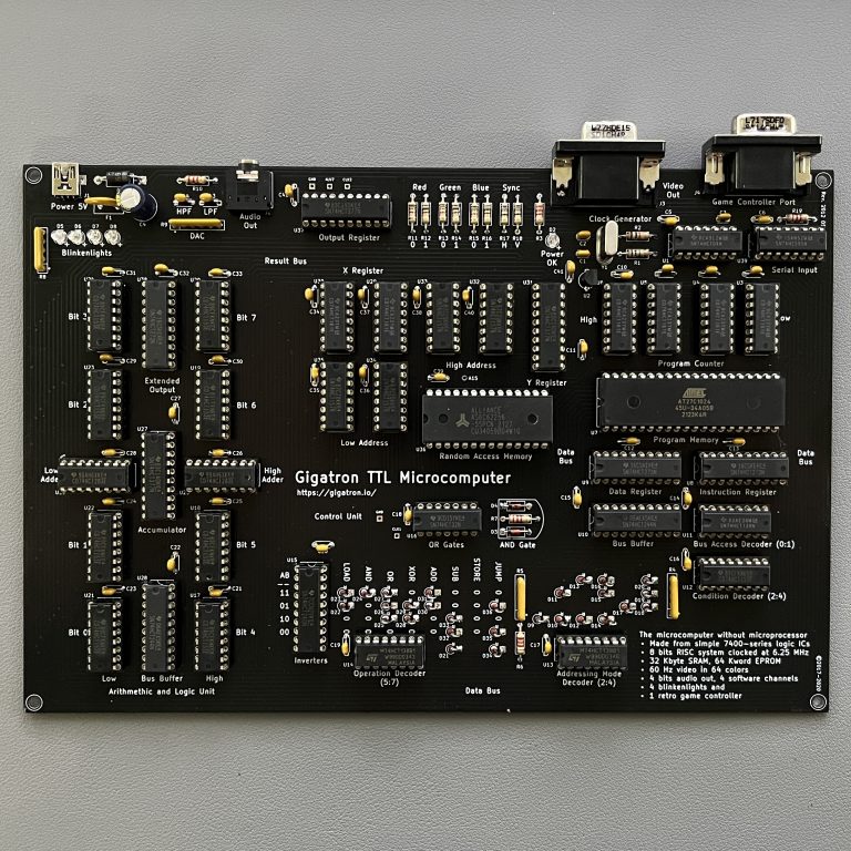 GIGATRON Retro Computer PCB / DIY Build Kit | DIY Chris